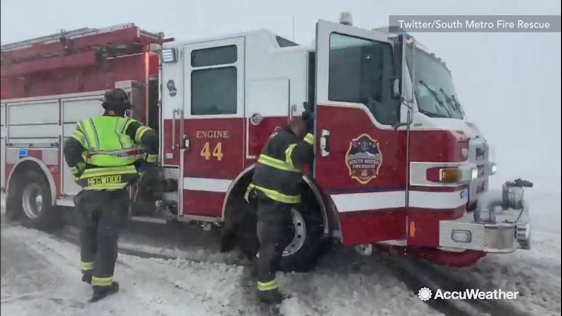Firefighters battle dangerous windy conditions in windy accident ...
