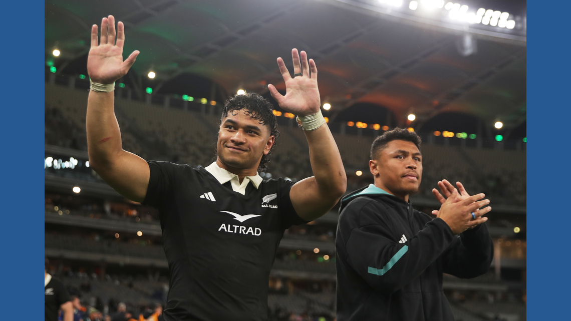 All Blacks beat the Wallabies 28-14 in a Rugby Championship match, 11th ...