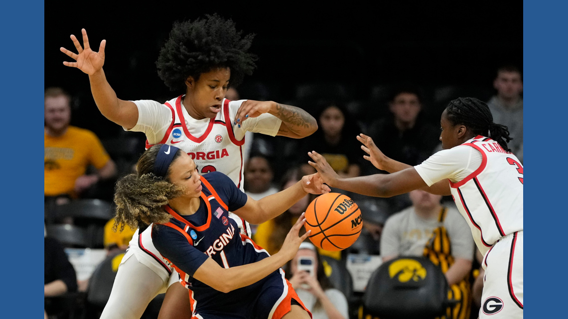Virginia outlasts Georgia in overtime, 82-73, to advance to second ...