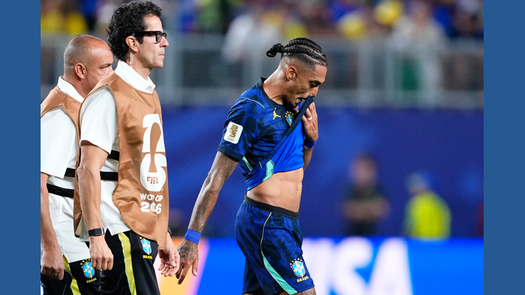 Raphinha has a hamstring injury and will undergo treatment, Brazil says ...