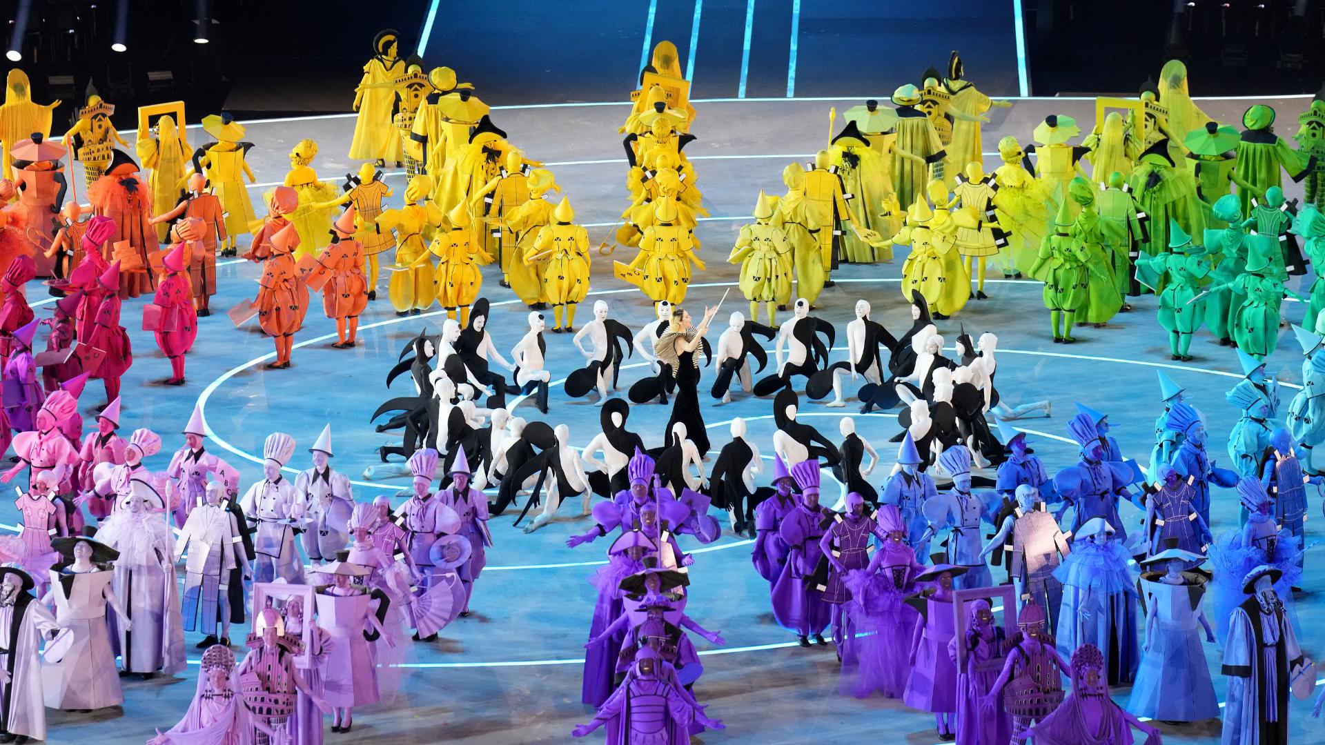 Why are athletes at different locations at the Opening Ceremony ...