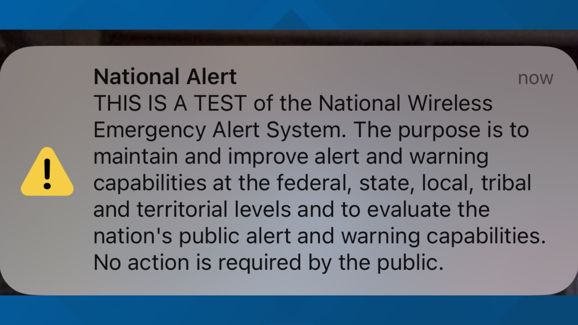 Why your phone may not have received the national alert test | thv11.com