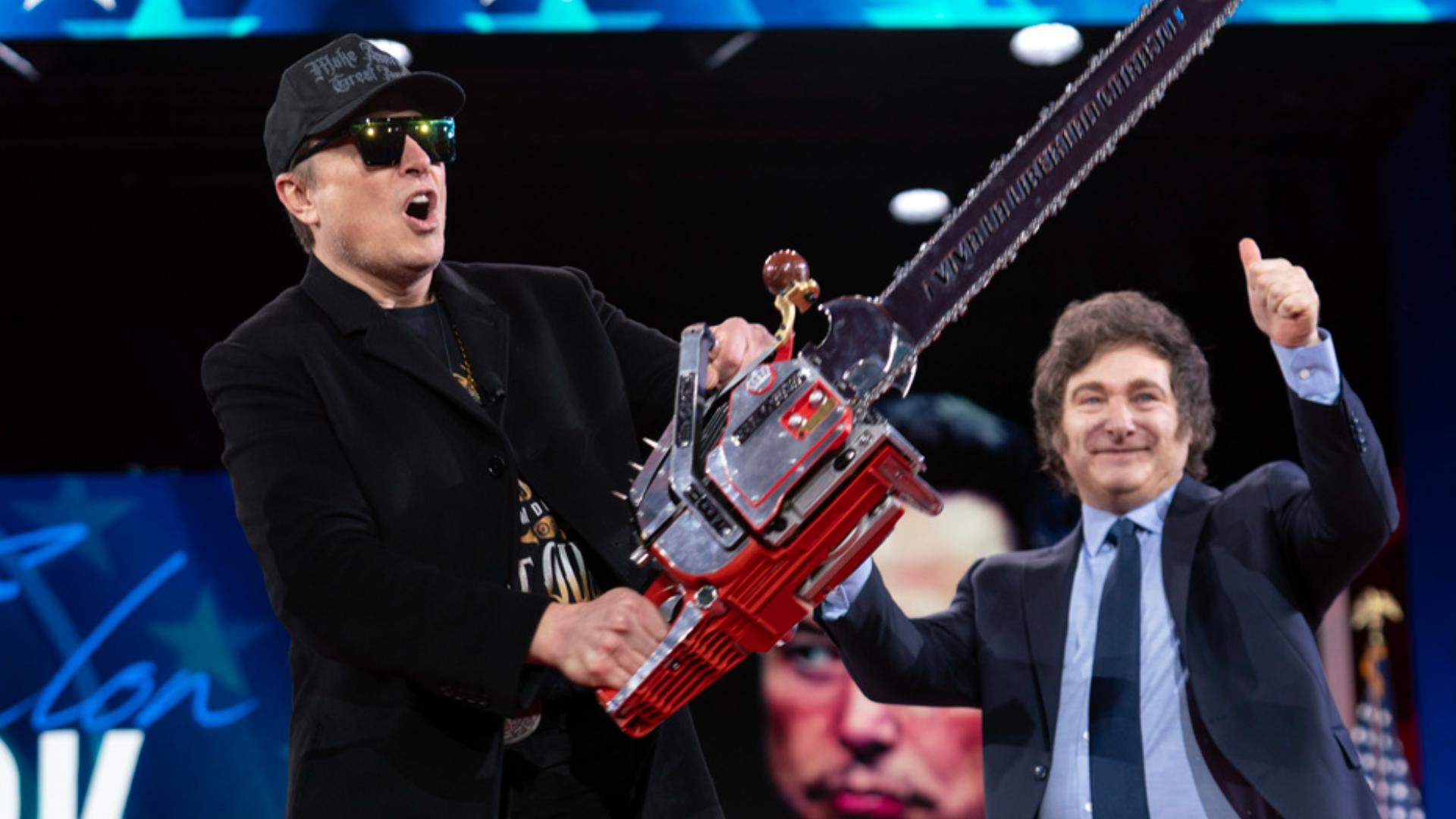 Elon Musk waves chainsaw and criticizes Democrats at CPAC | thv11.com