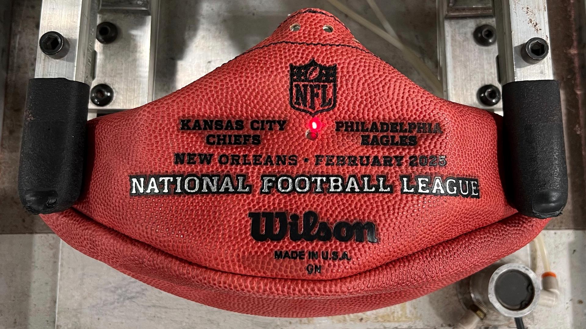How are Super Bowl footballs made? Meet the people behind the 20-step ...