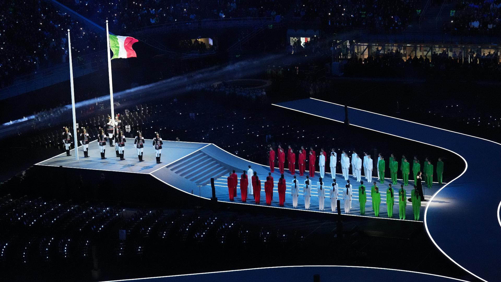 Why are athletes at different locations at the Opening Ceremony ...