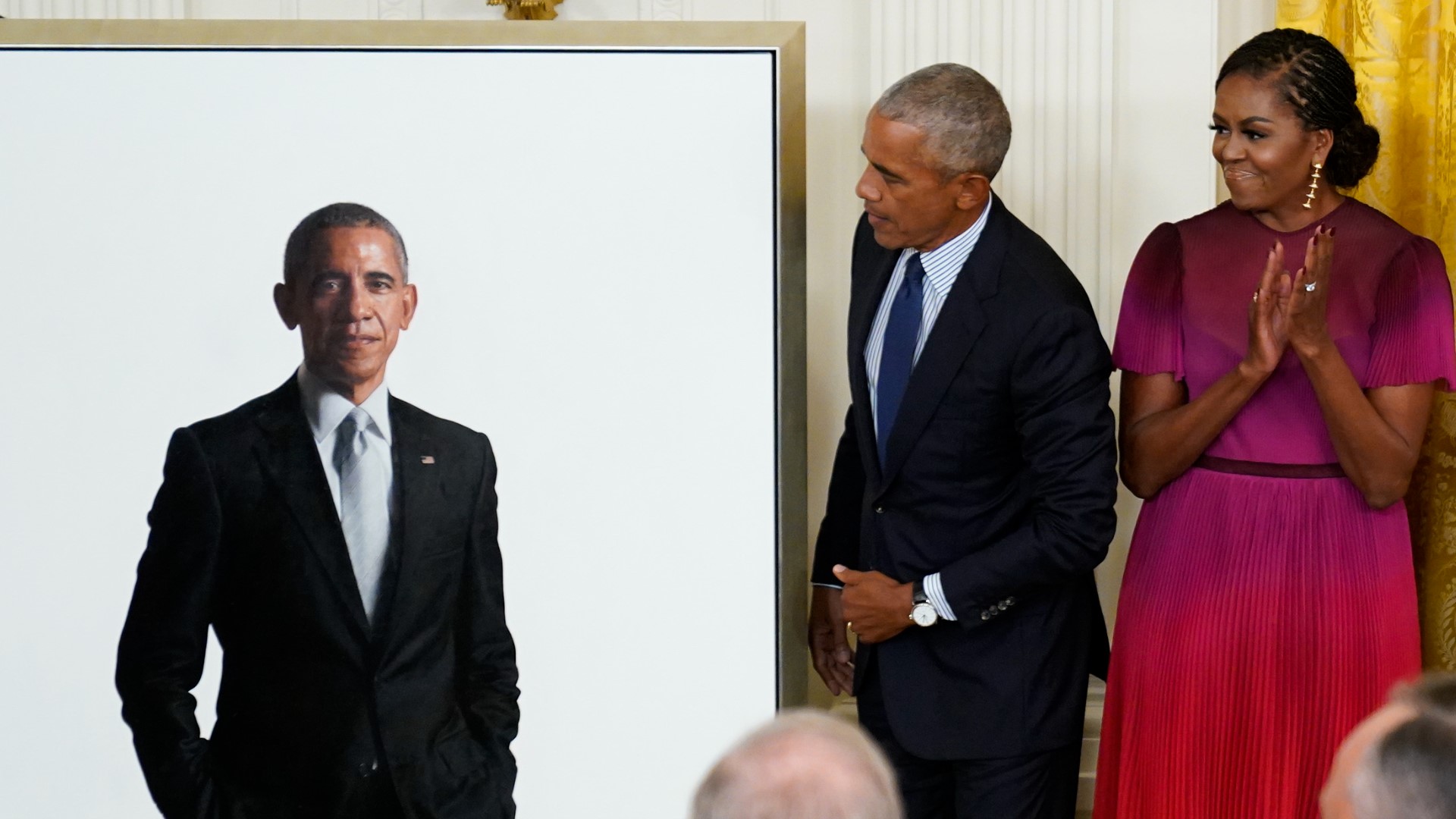 Here they are: Obamas unveil their White House portraits | thv11.com