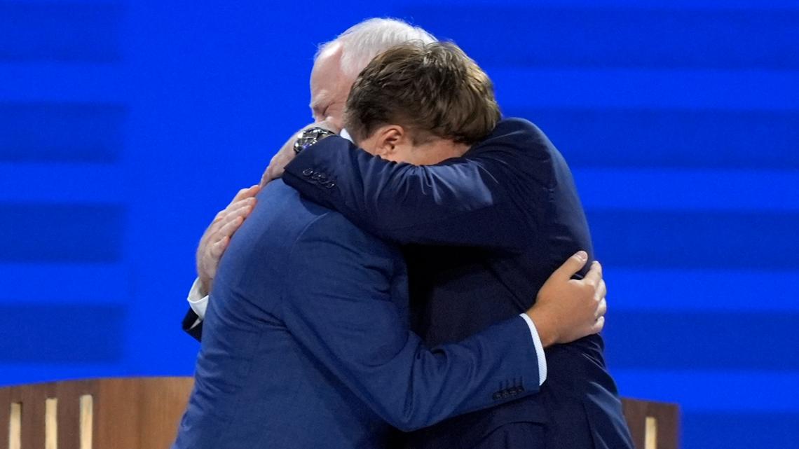 Gus Walz bares emotions during dad's DNC speech | thv11.com