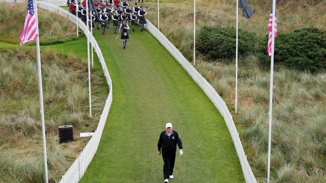 Trump Opens New Scotland Golf Course on Foreign Trip | thv11.com