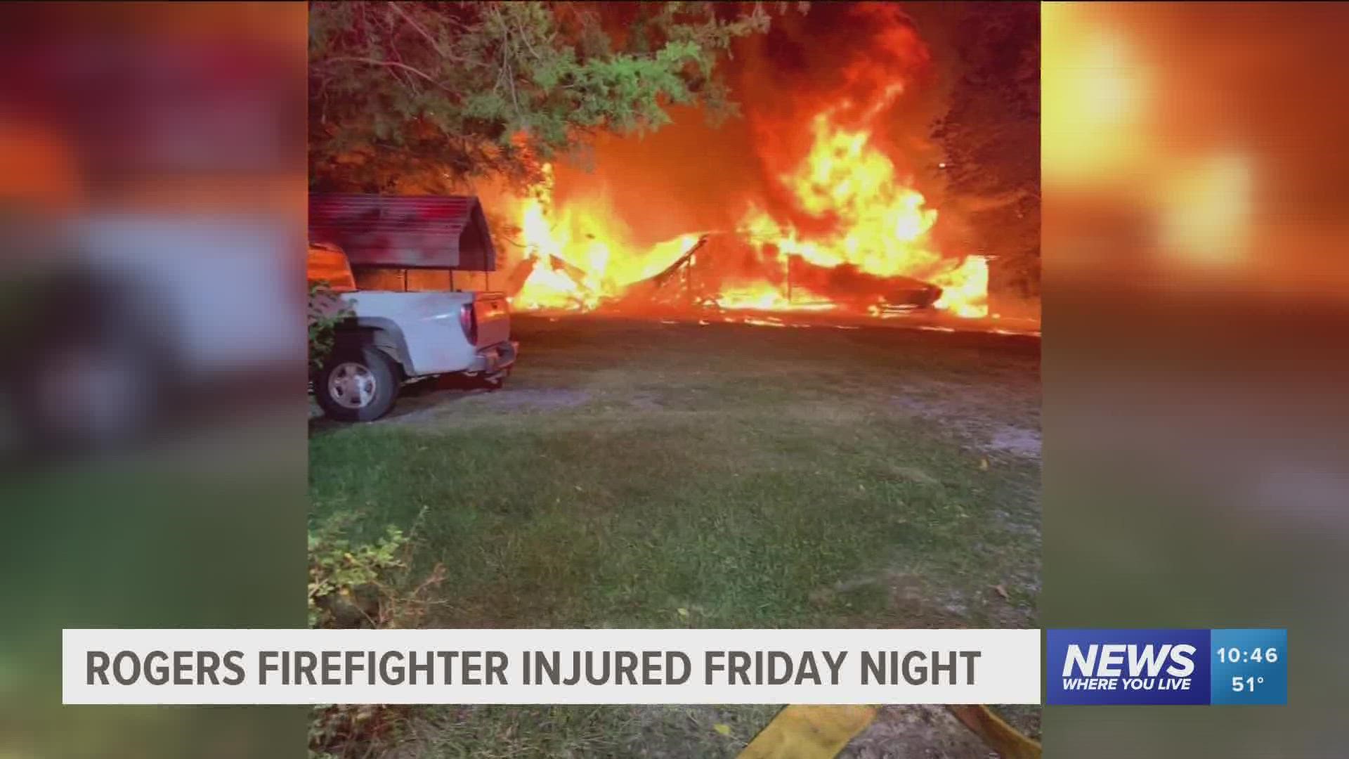 Firefighter injured in Rogers | thv11.com