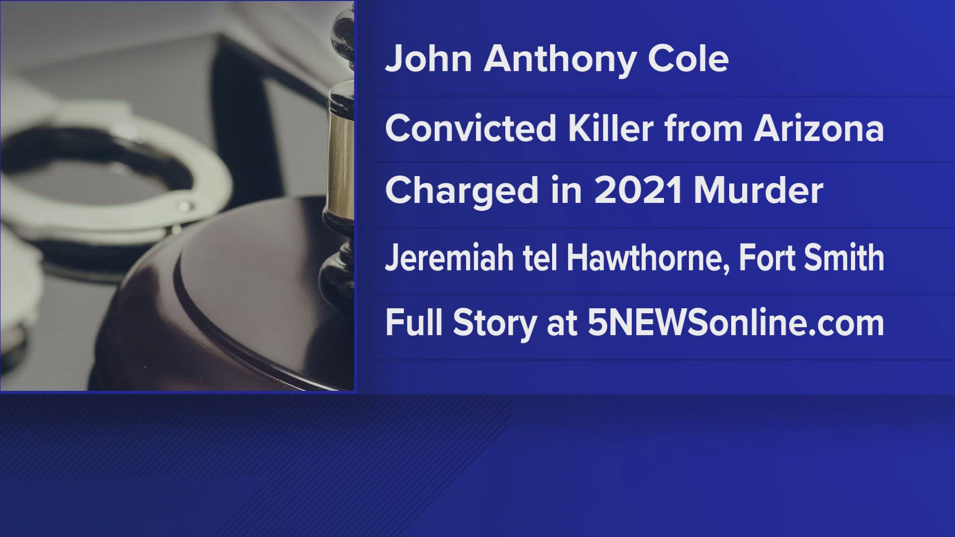 Convicted Arizona murderer to face separate murder charges in Fort ...