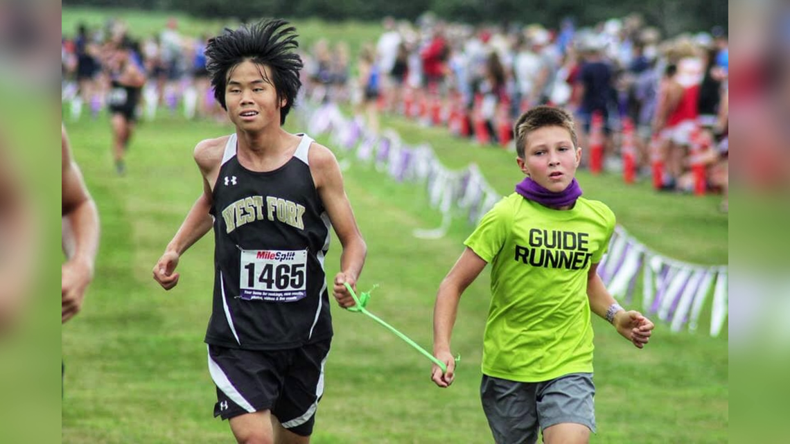 'He inspires me to run faster': Blind runner and running guide team up ...