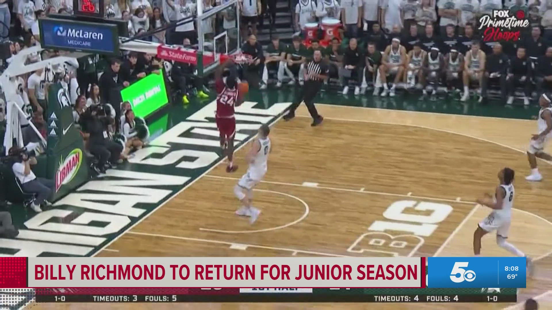Billy Richmond III withdraws from NBA Draft, will return to Arkansas ...
