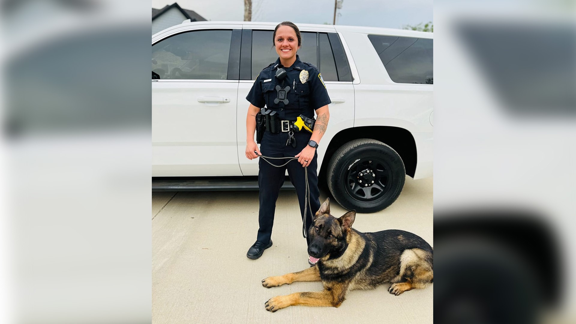 Officer Powell becomes Bentonville's first female K9 handler | thv11.com