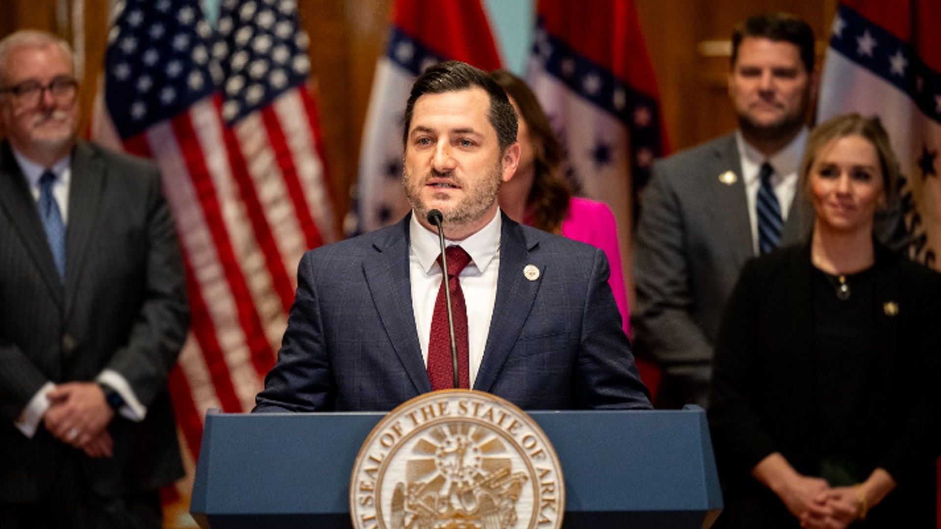 Arkansas State Representative Kendon Underwood calls for temporary ...