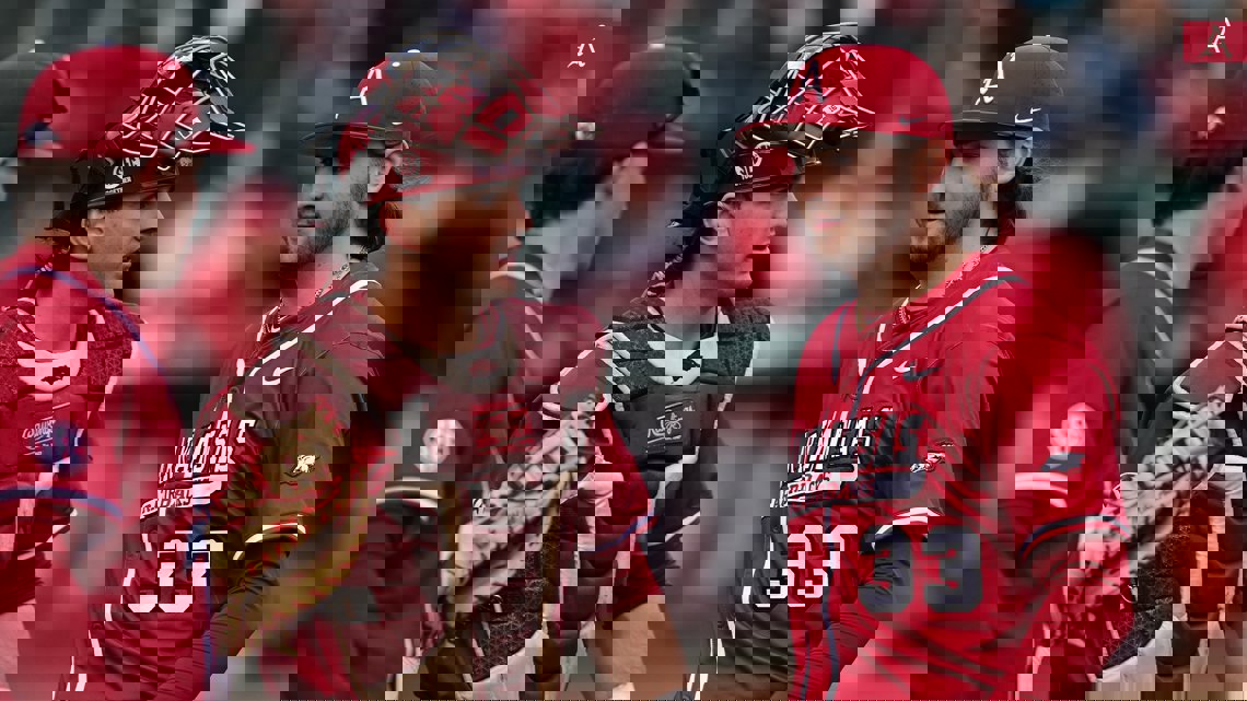 Razorbacks offense comes alive in game two to complete opening day ...