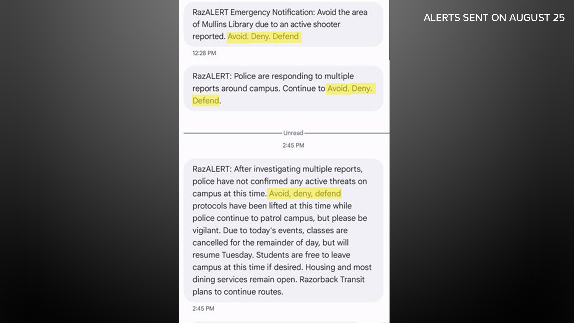 Explanation of avoid, deny, defend protocols in active shooter ...