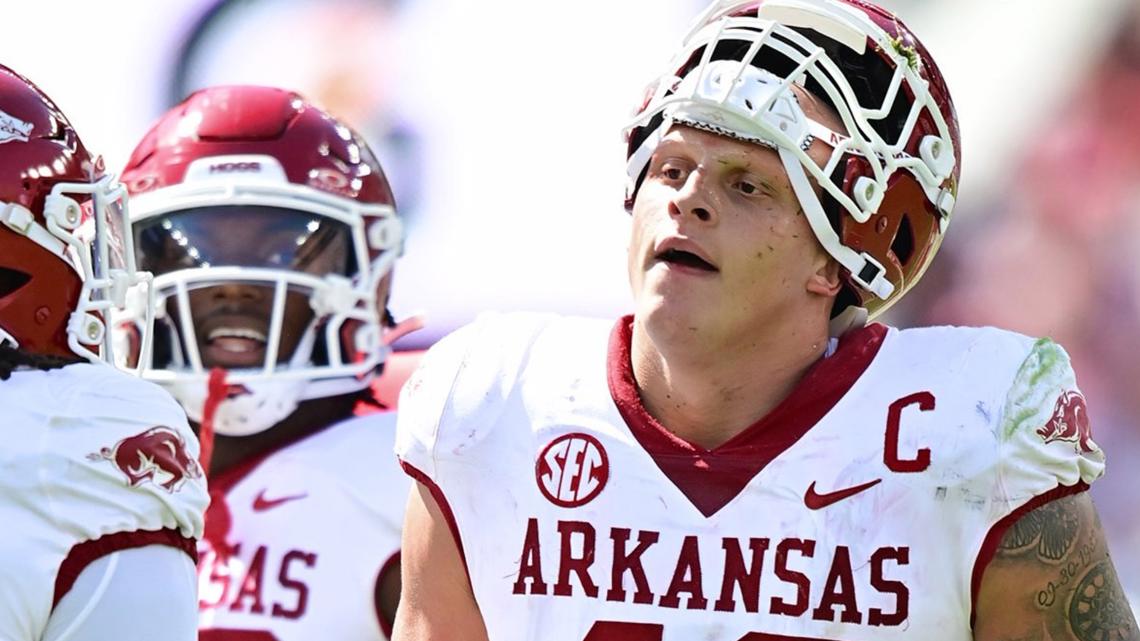 Arkansas DL Landon Jackson announces return for 2024 season | thv11.com