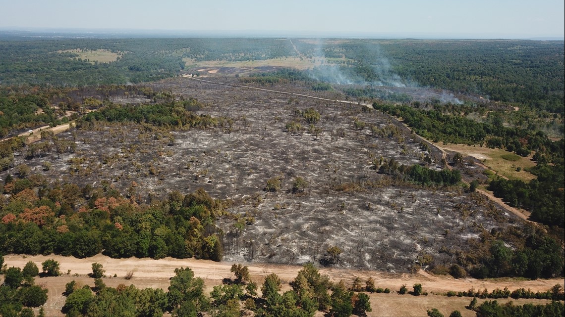 Parts of NWA, River Valley under 'high' risk of wildfire | thv11.com