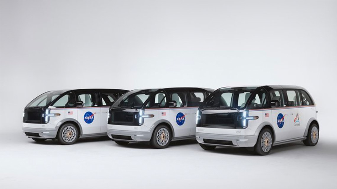 Canoo electric vehicles used for NASA Artemis mission | thv11.com