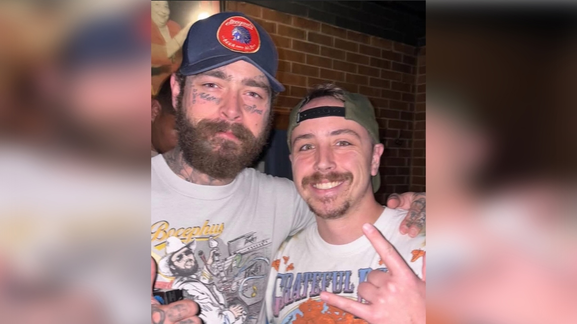 Post Malone seen at Maxine's Tap Room in Fayetteville ahead of surprise ...