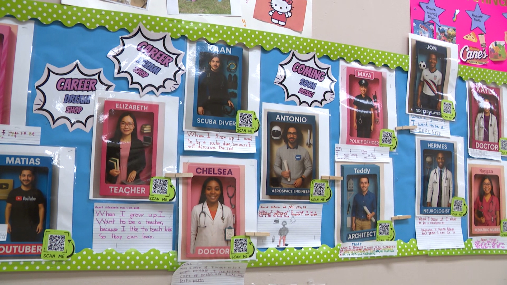 Teacher uses AI to show first-graders their future career selves ...