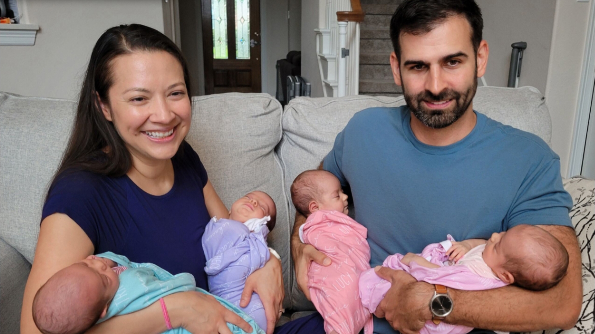 Identical quadruplets born at TCH in Houston | thv11.com