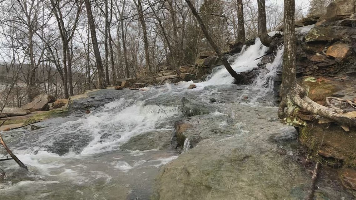 Hike to see the waterfall hidden in Woolly Hollow State Park | thv11.com