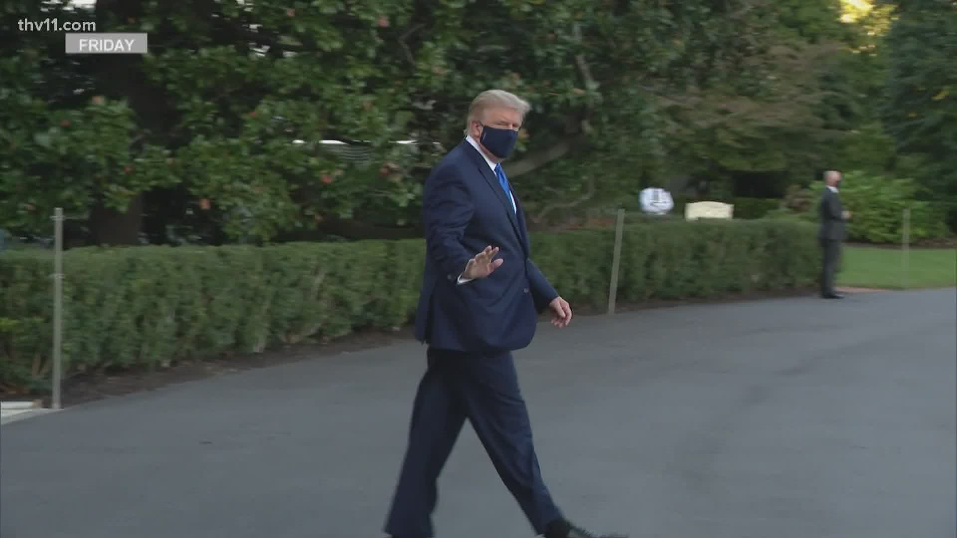 President Trump leaving hospital after COVID-19 treatment | thv11.com