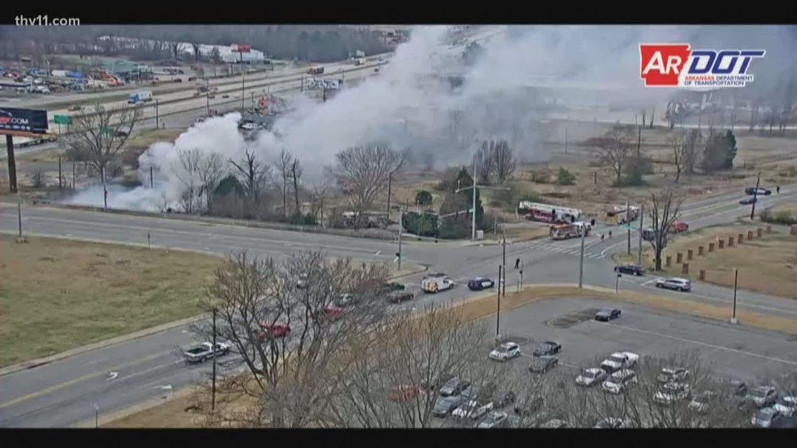 Little Rock Fire Department on scene of house fire near Baseline and ...