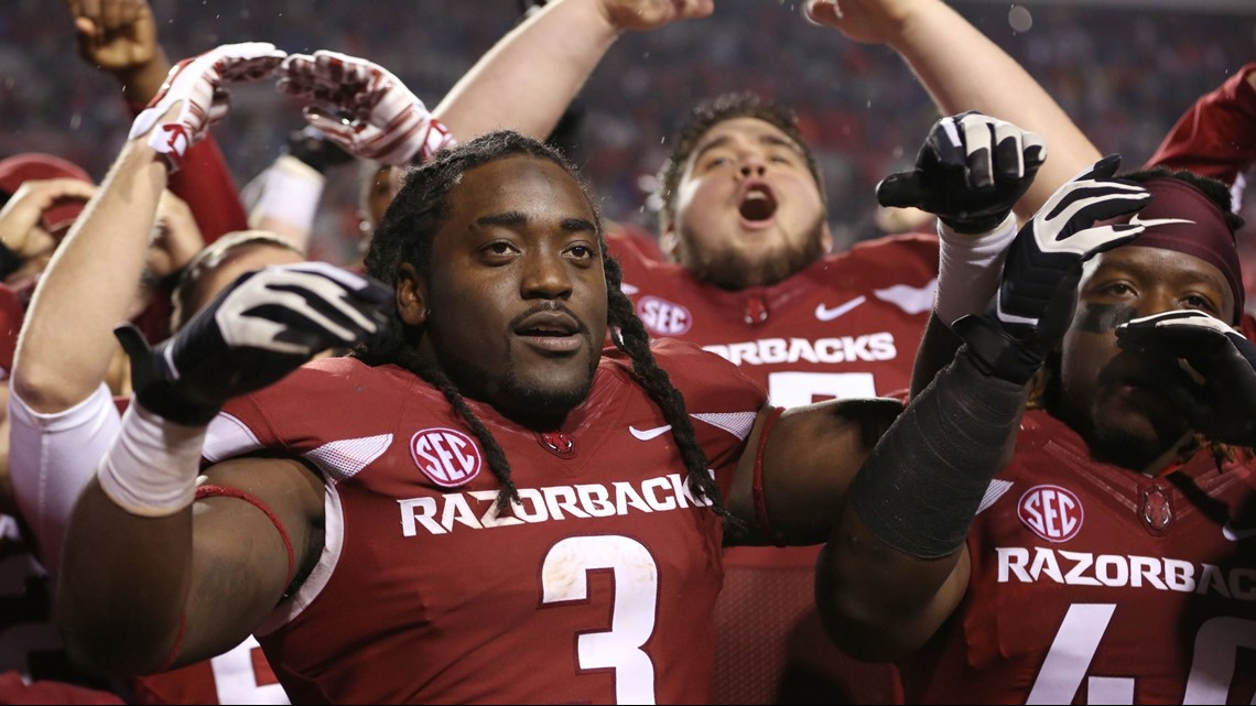 Former Razorback Alex Collins waived following arrest in Baltimore ...