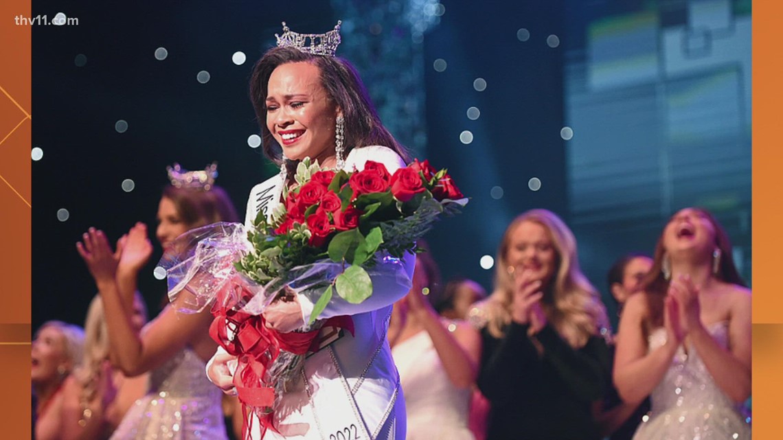 Harrison native Ebony Mitchell talks about winning Miss Arkansas ...