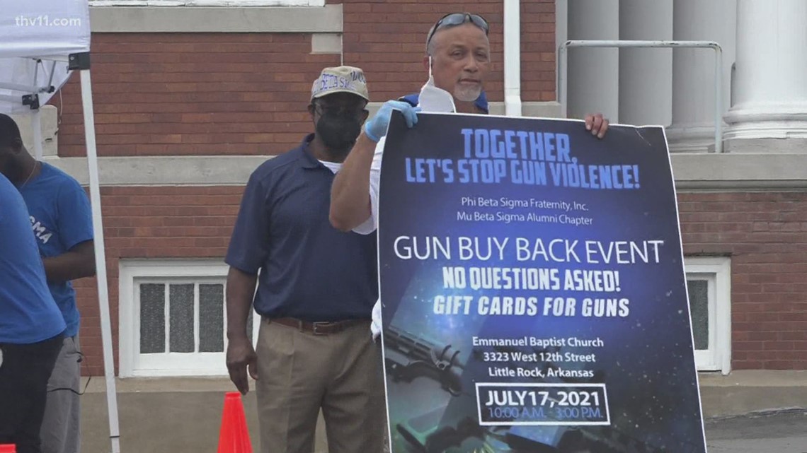 Little Rock organization hosts 'Gun Buy Back' event | thv11.com