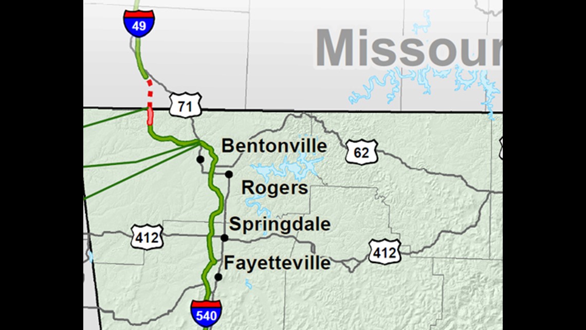 Sections of I-540, I-71 to get new designation | thv11.com