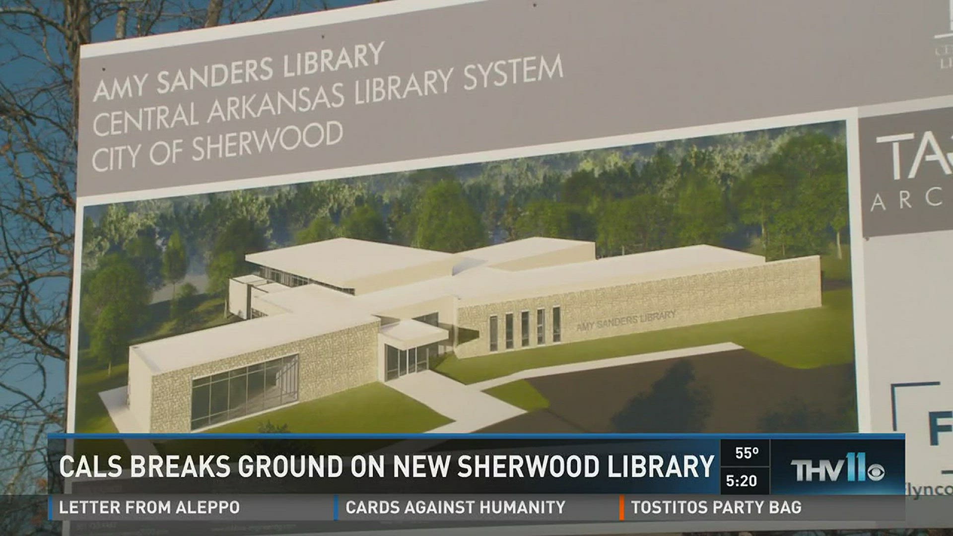 New library under construction in Sherwood | thv11.com