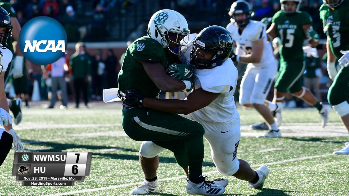 Harding football's season ends on 7-6 loss at NW Missouri | thv11.com
