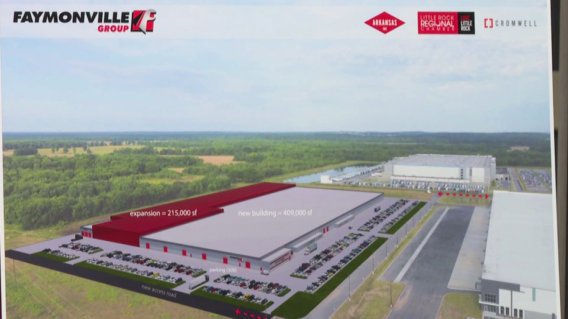 Faymonville celebrates steeling topping out for new Little Rock ...