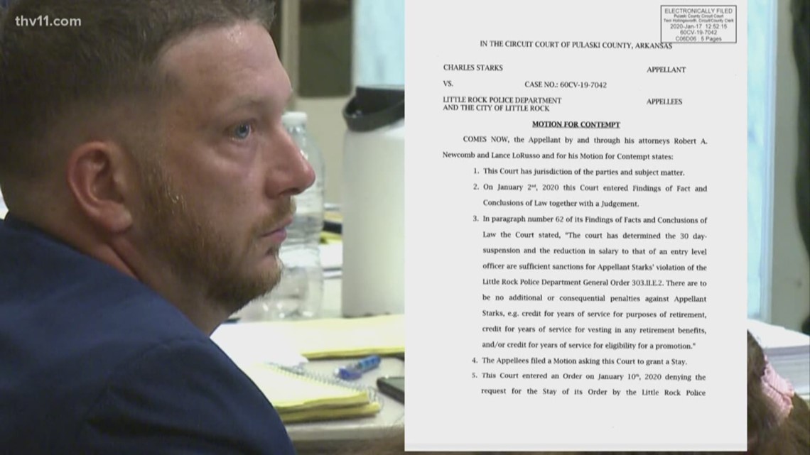 Starks' lawyer demands Little Rock mayor, police chief be fined | thv11.com