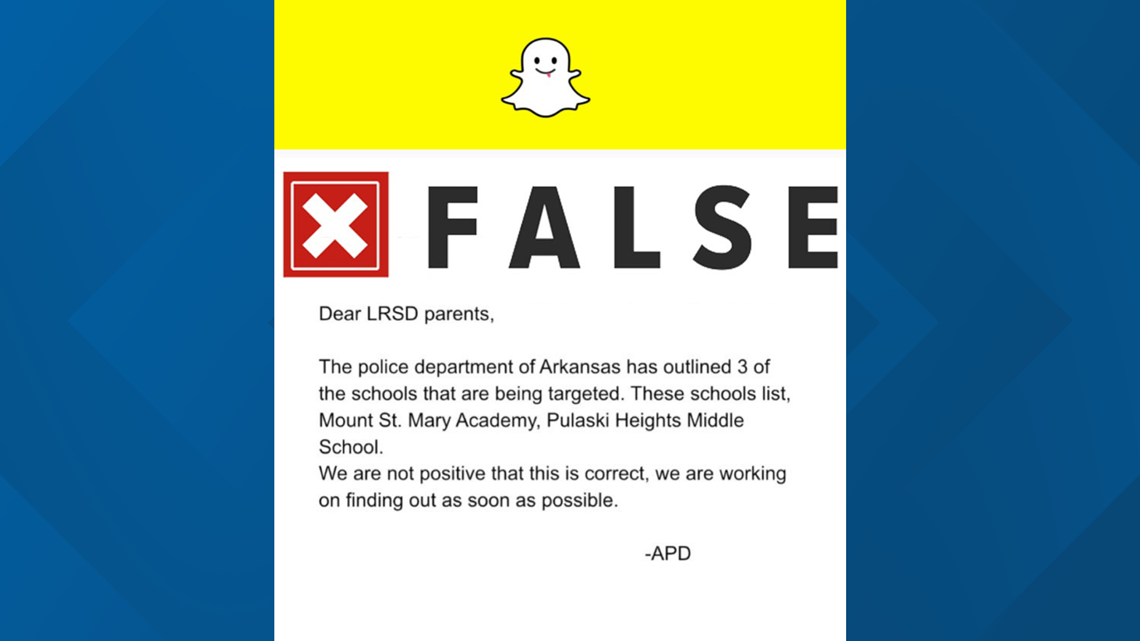 Fake school shootings threat spirals out of control | thv11.com