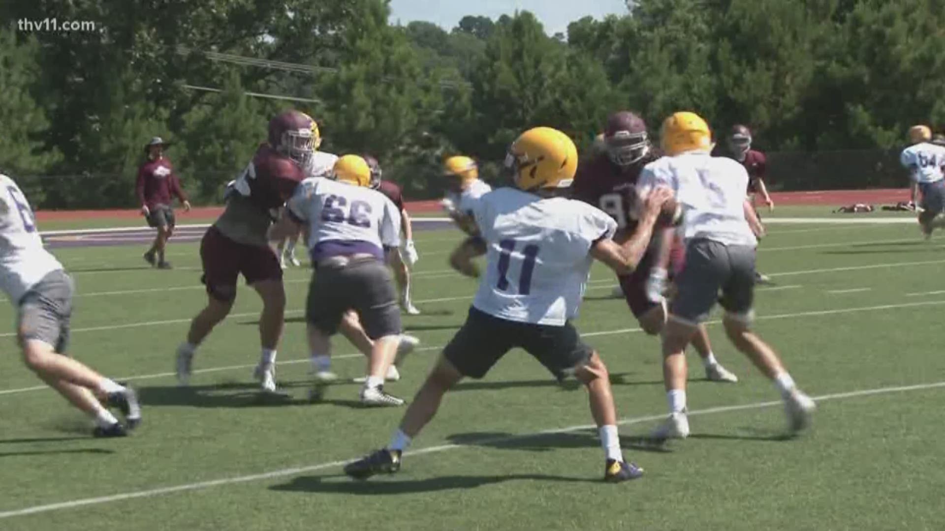 Catholic Rockets team camp | thv11.com