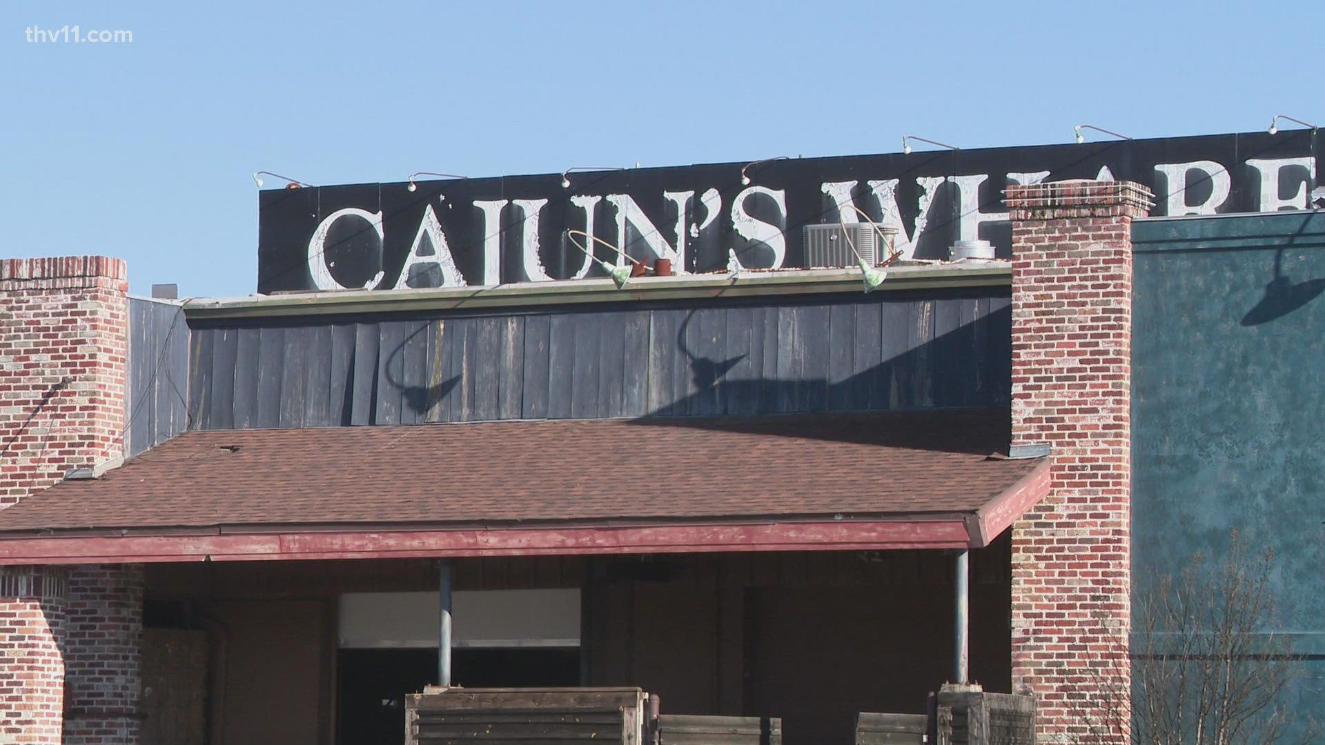 Fire breaks out at at old Cajun's Wharf building | thv11.com