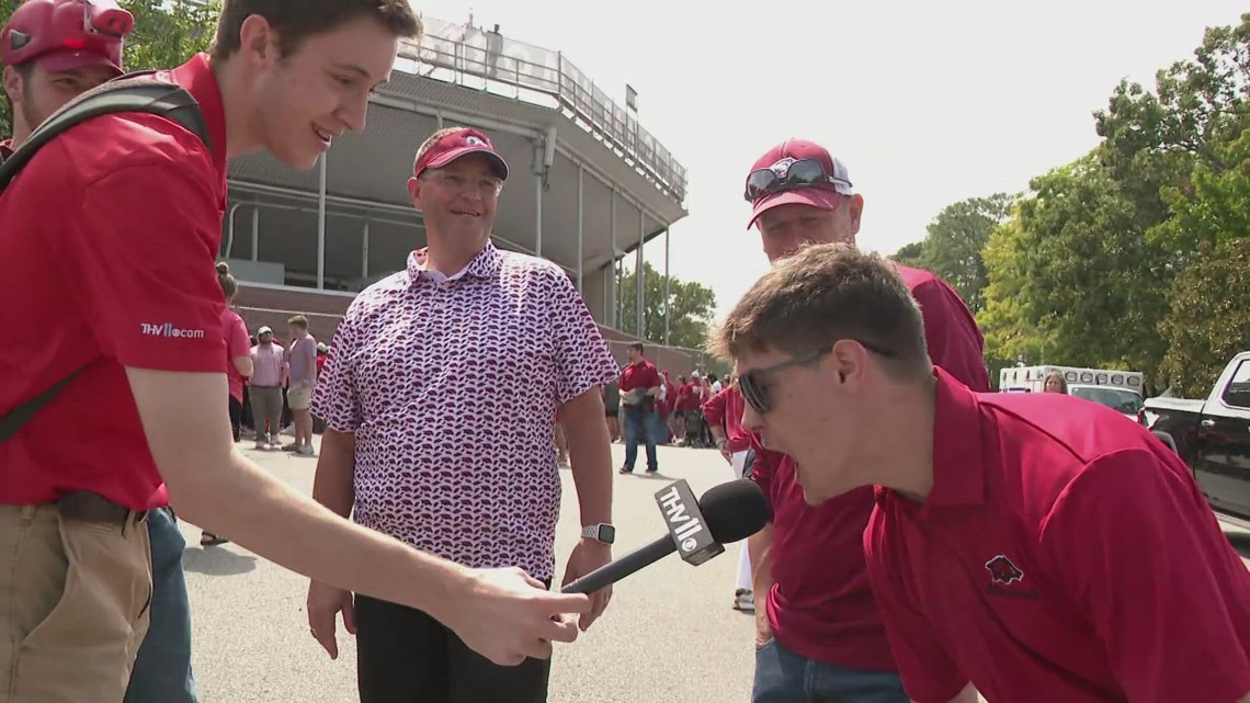 Razorback, Red Wolf fans talk about historic matchup | thv11.com