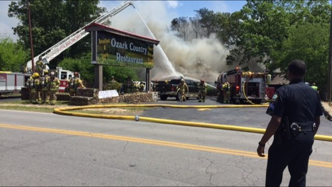 Little Rock firefighters put out massive fire at Ozark Country ...
