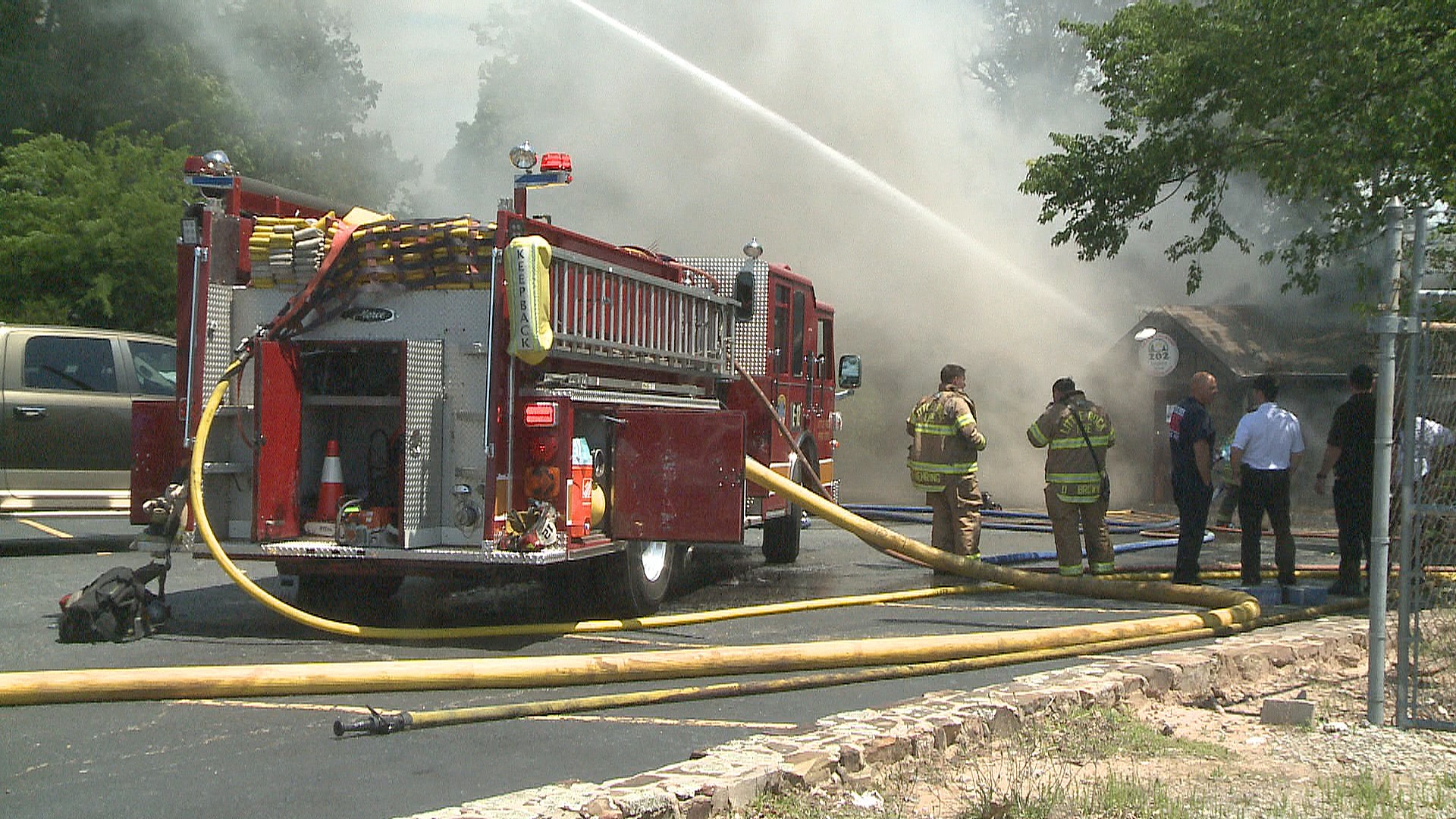 Little Rock firefighters put out massive fire at Ozark Country ...