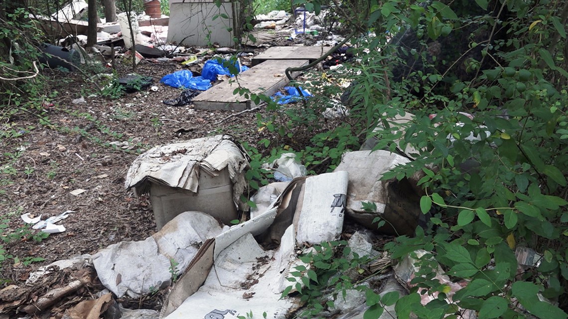 Little Rock homeless camps evicted months ago, never cleaned up by city ...