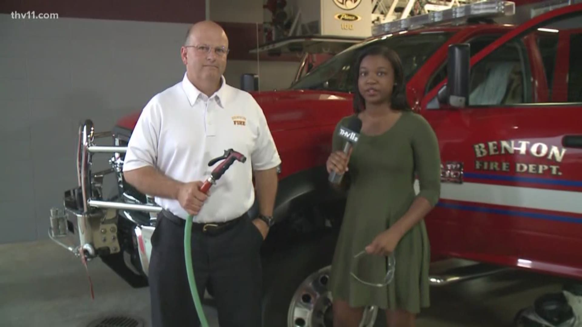 Raven talks fireworks safety with Benton Fire Department | thv11.com