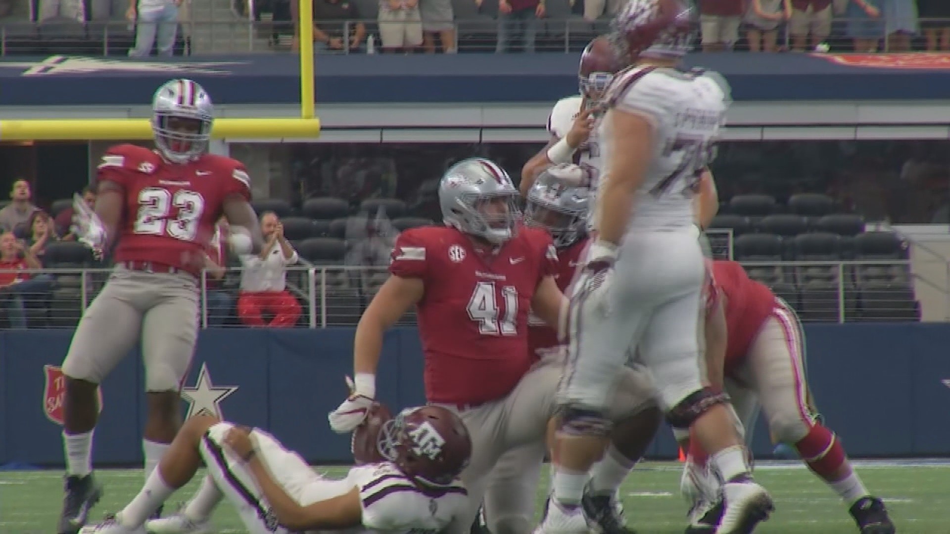 Austin Capps moves to offensive line | thv11.com