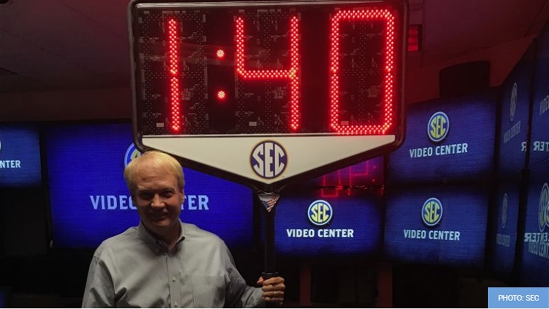 SEC to implement TV timeout countdown clock | thv11.com