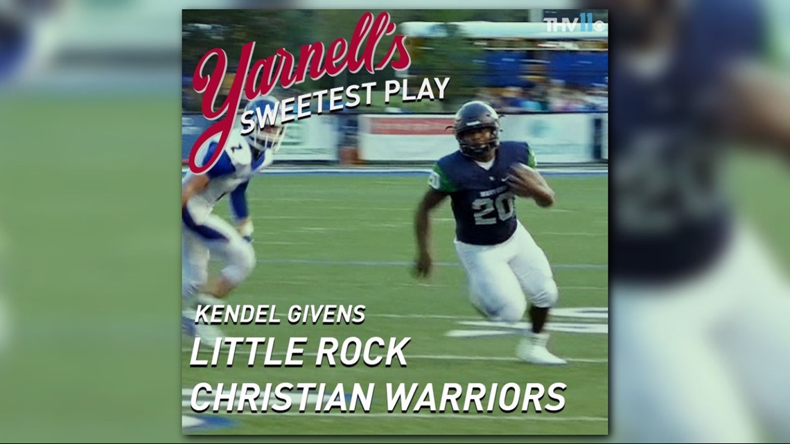 Little Rock Christian Academy Warriors win Yarnell's Sweetest Play of ...