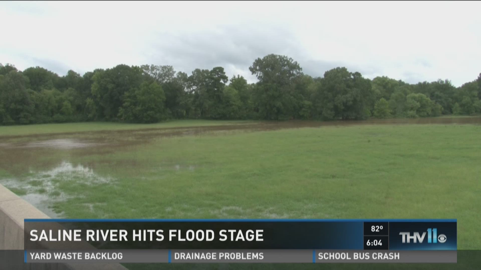 Saline River hits flooding stage | thv11.com