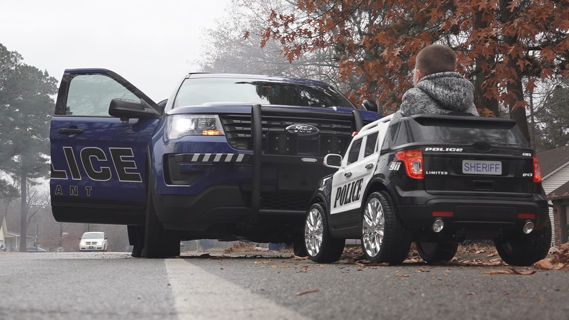 Bryant police grant 5-year-old's birthday wish, come to his party with ...